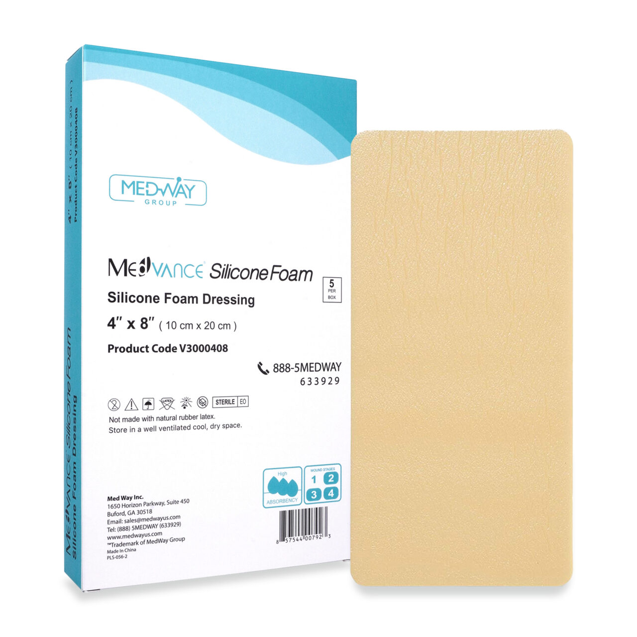 MedVance® Non-Bordered Silicone Foam Dressing